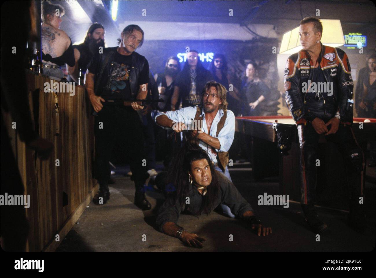 Don Johnson, Branscombe Richmond & Mickey Rourke Film: Harley Davidson ...