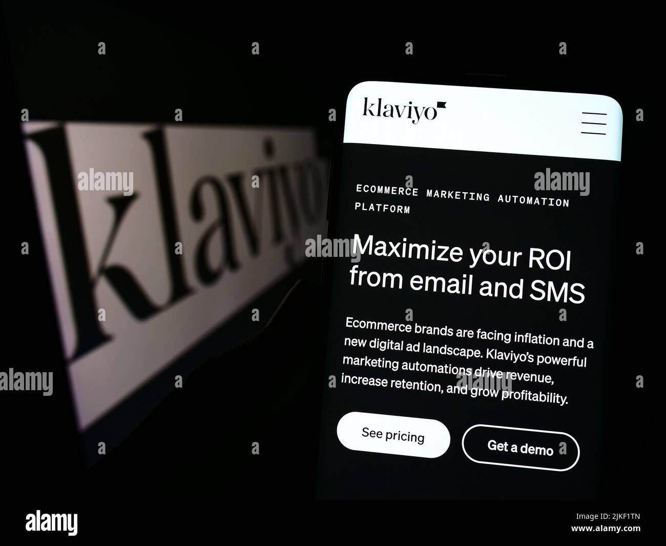 Software klaviyo immagini e fotografie stock ad alta risoluzione - Alamy