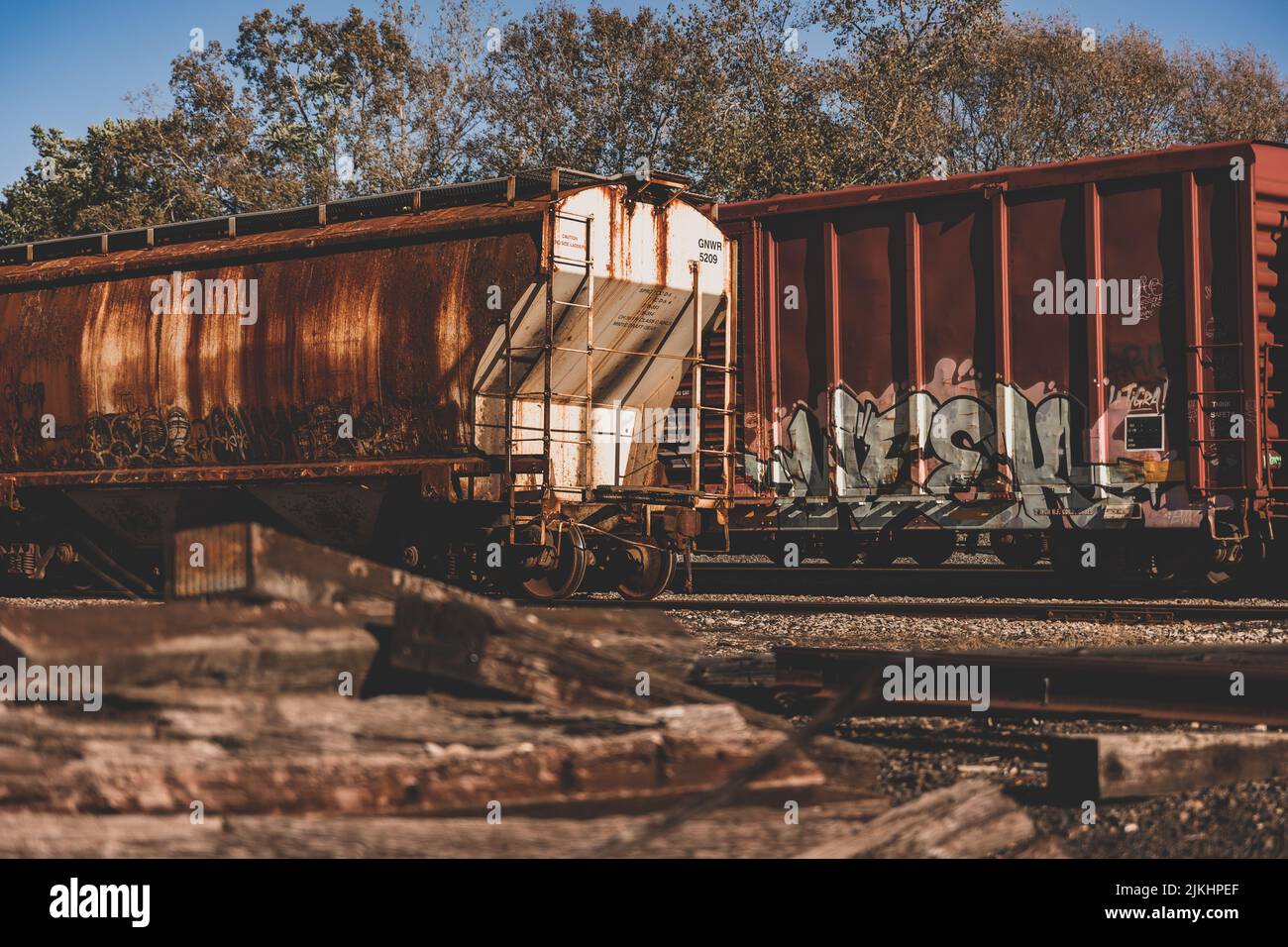 Vagoni abbandonati immagini e fotografie stock ad alta risoluzione - Alamy