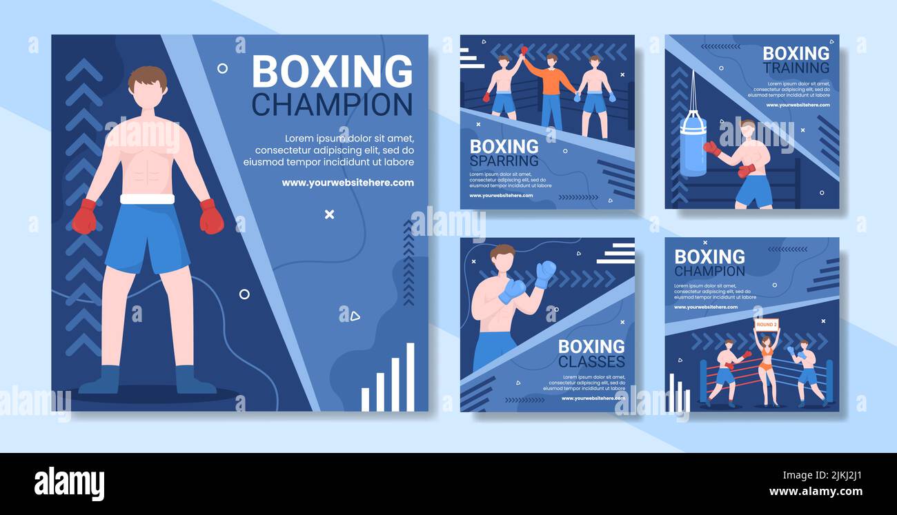 Boxing ring cartoon background vector immagini e fotografie stock ad ...