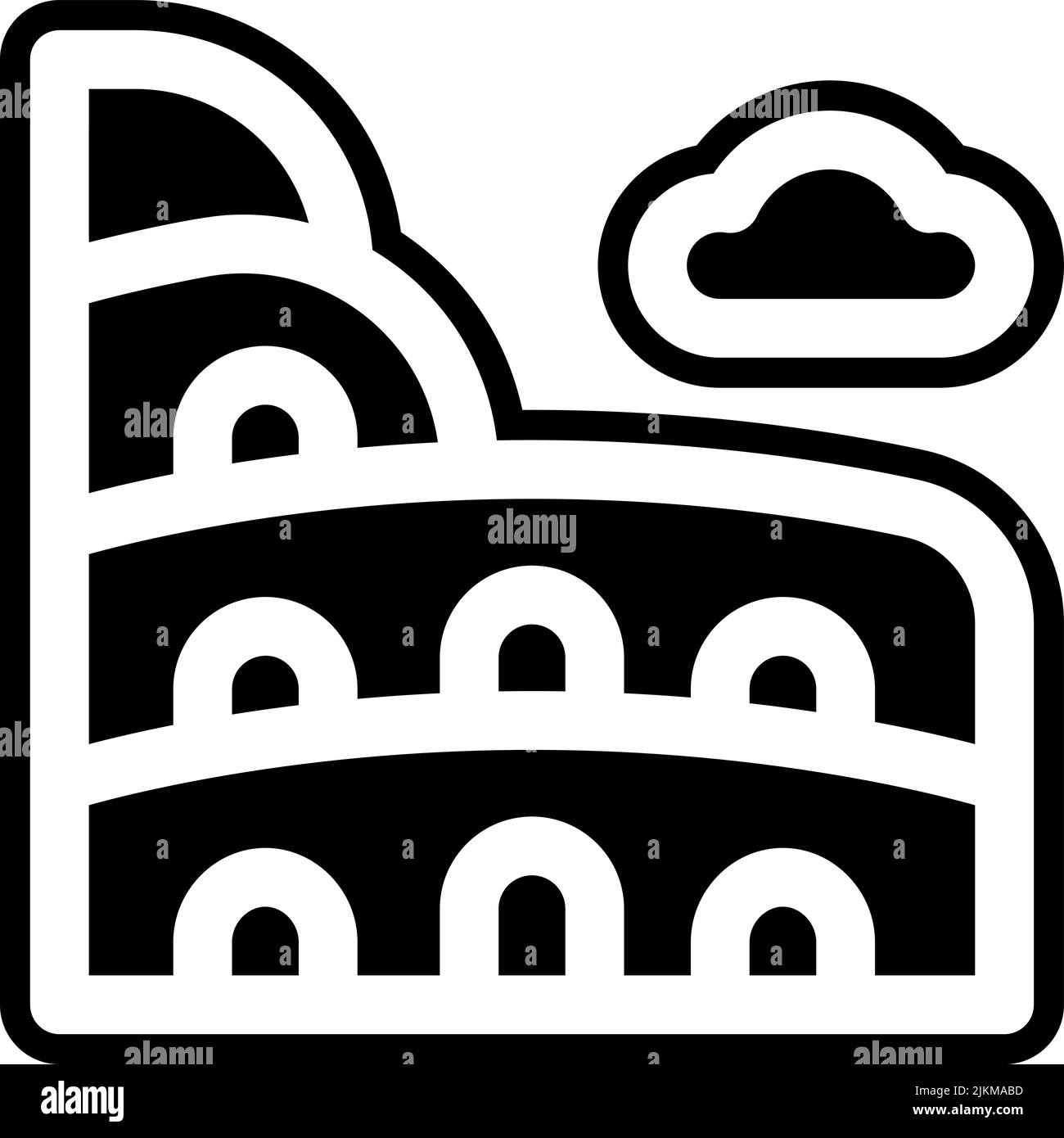 Anfiteatro flavio colosseo roma Foto e Immagini Stock in Bianco e Nero ...