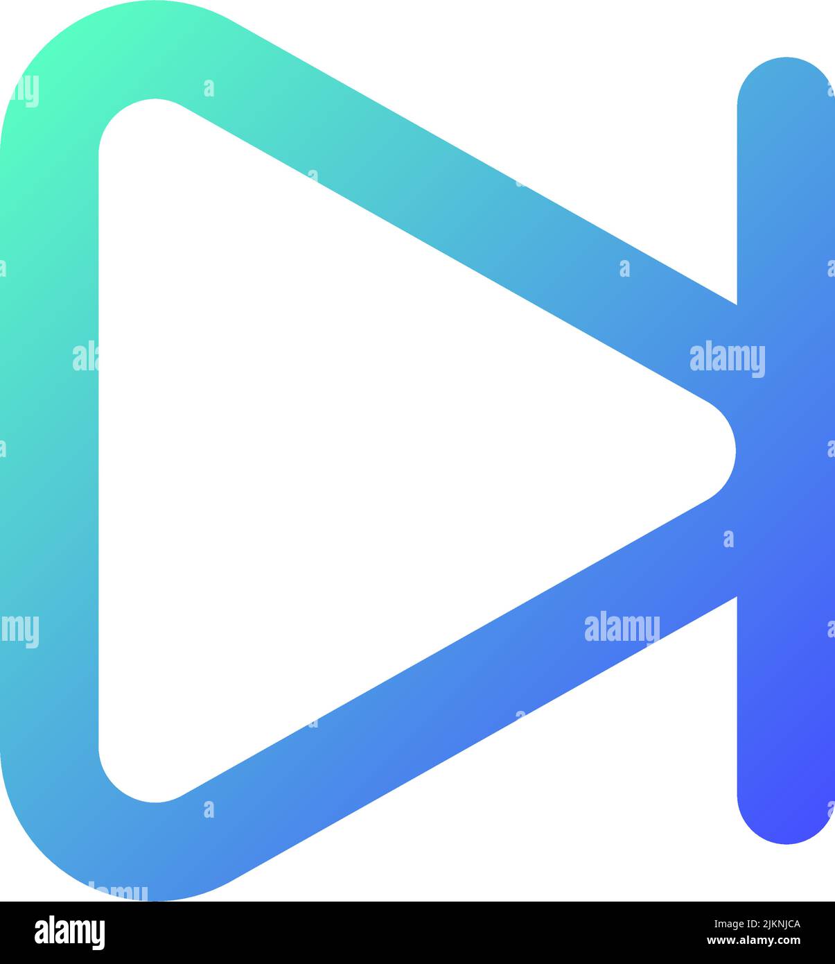 Icona dell'interfaccia utente lineare con gradiente perfetto pixel ...