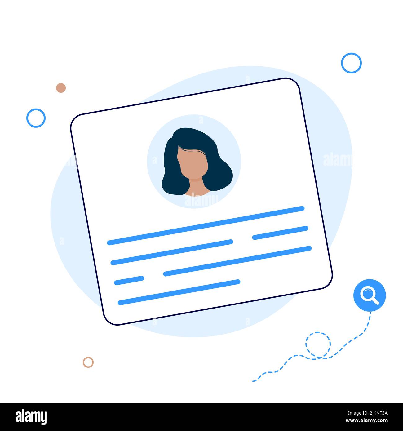 Dati personali, simbolo dell'utente o della scheda del profilo. Scheda ...