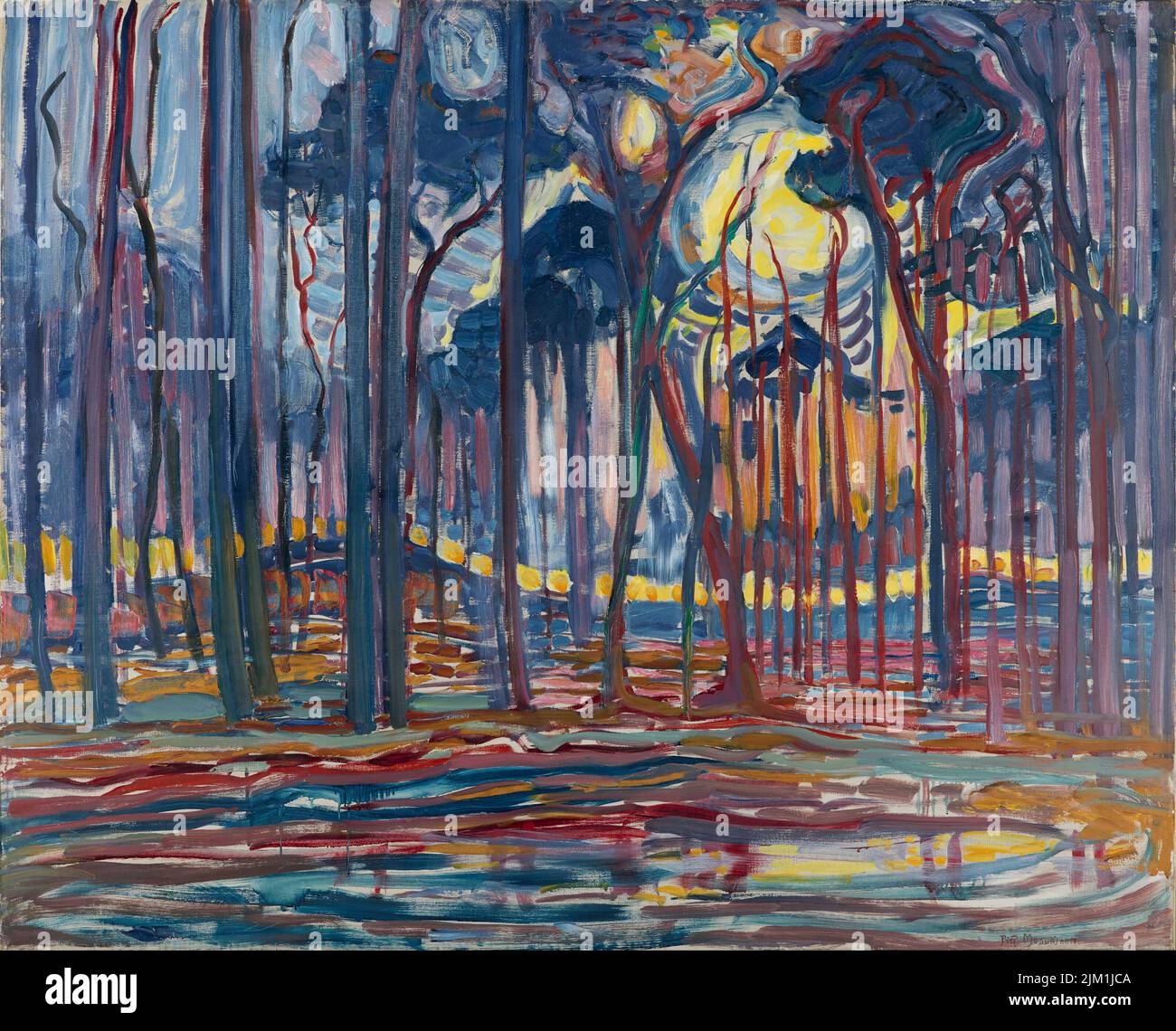 Piet mondrian the woods immagini e fotografie stock ad alta risoluzione ...