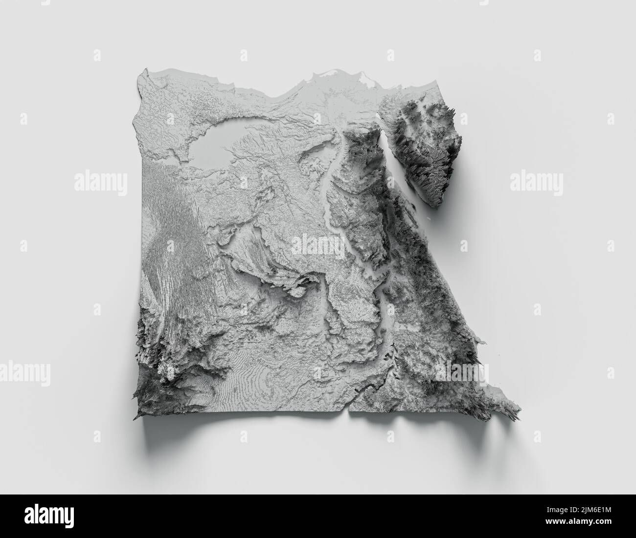 Egitto mappa fisica immagini e fotografie stock ad alta risoluzione - Alamy