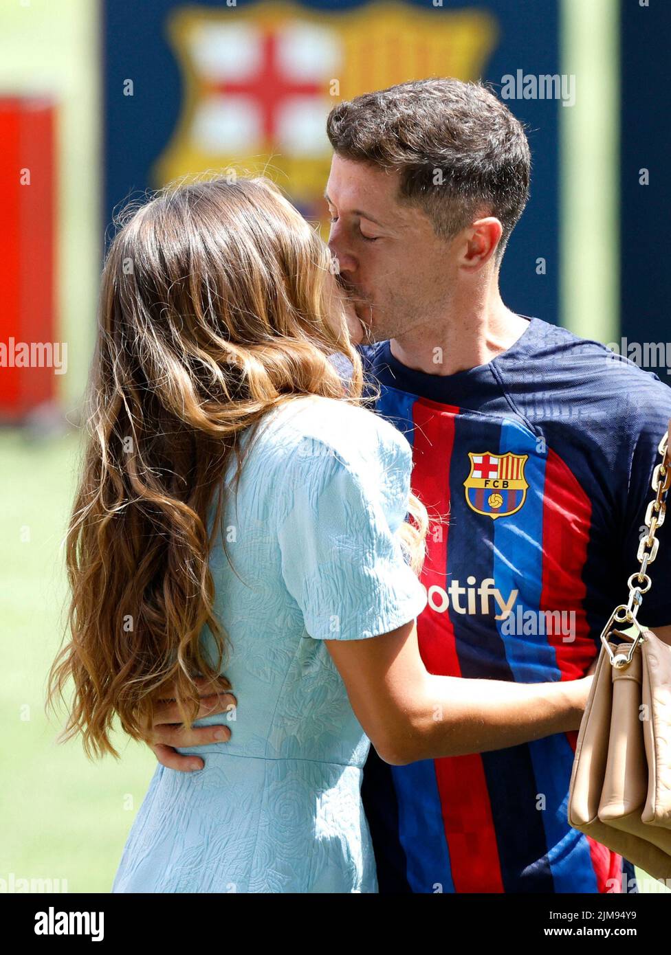 Robert lewandowski and anna lewandowski immagini e fotografie stock ad ...