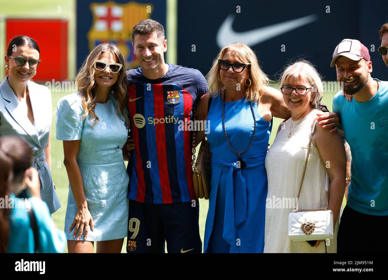 Robert lewandowski and anna lewandowski immagini e fotografie stock ad ...