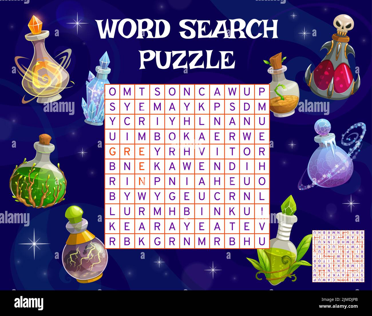 Children playing crossword puzzle game immagini e fotografie stock ad ...