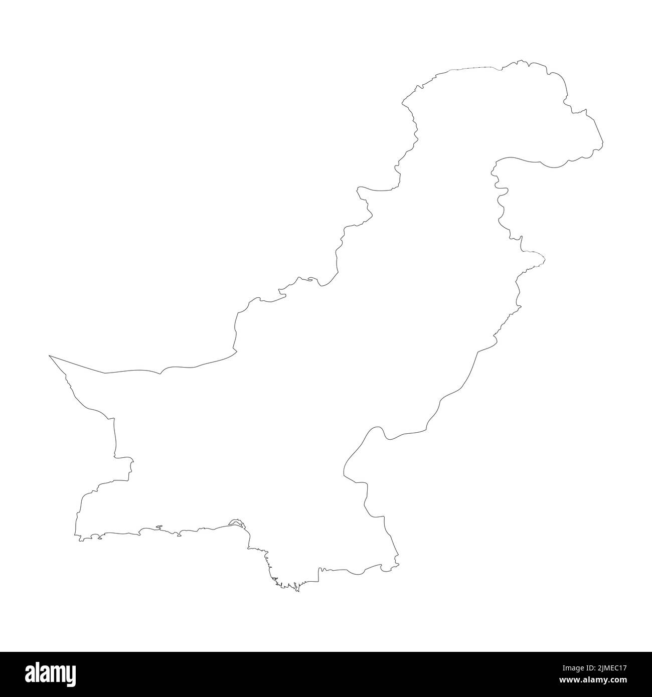 Mappa del pakistan Foto e Immagini Stock in Bianco e Nero - Alamy