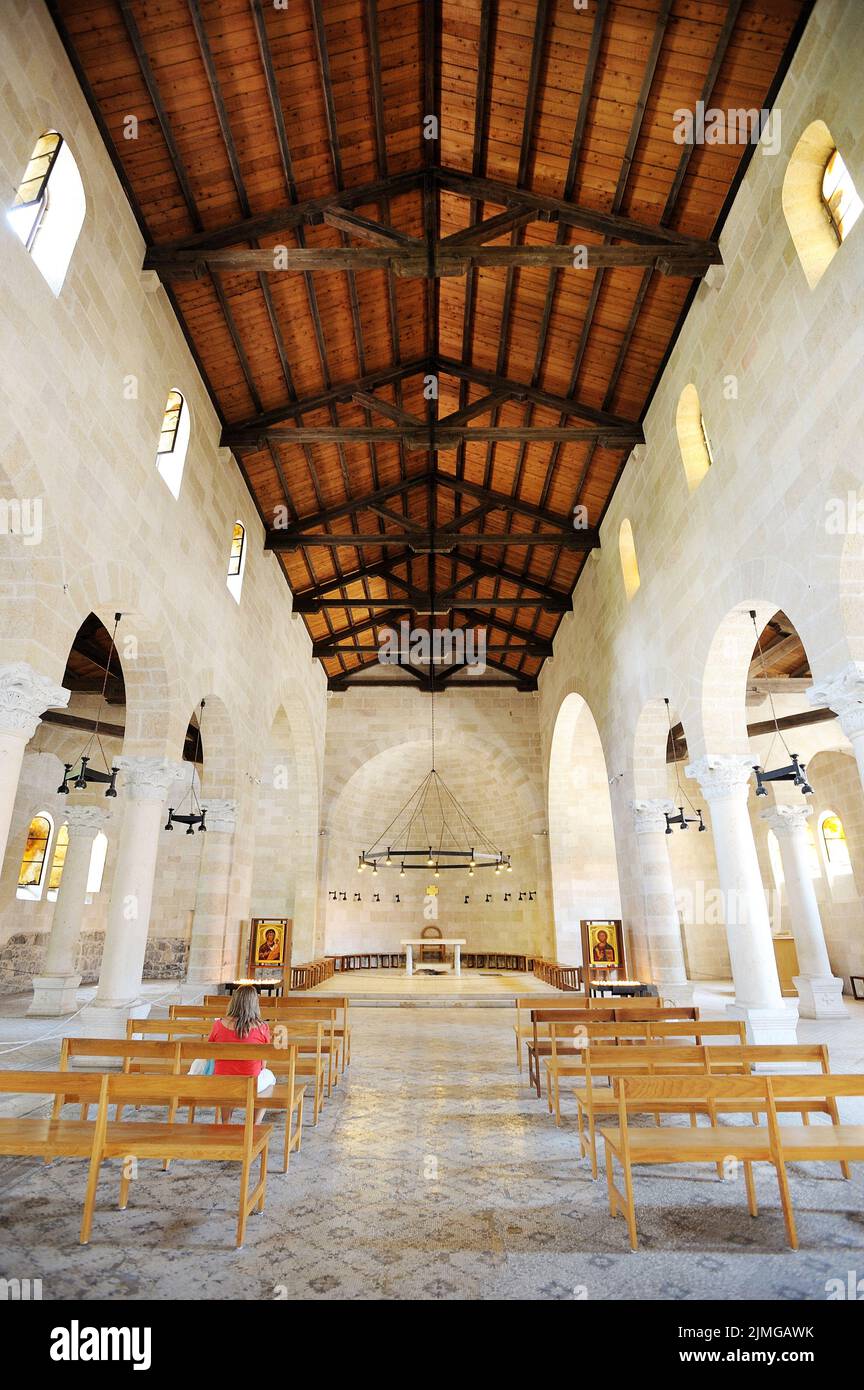 Church multiplication loaves fishes tabgha immagini e fotografie stock ...