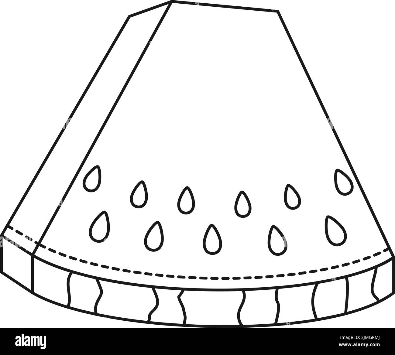 Anguria disegno da colorare Foto e Immagini Stock in Bianco e Nero ...
