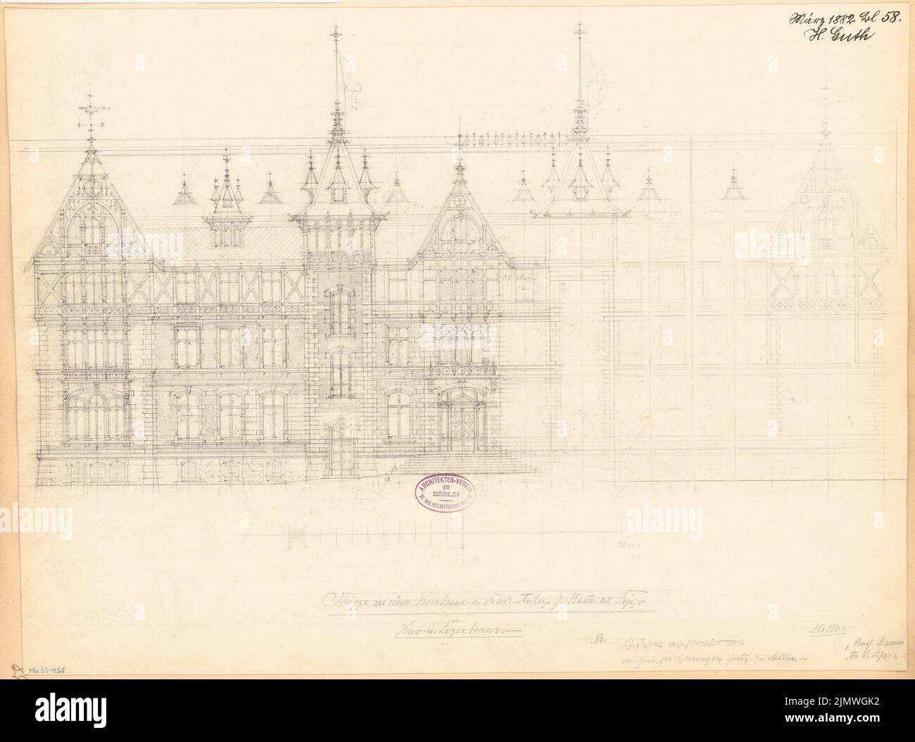 Guth hermann 1851 1924 kurhaus und badeanlage immagini e fotografie stock ad alta risoluzione ...