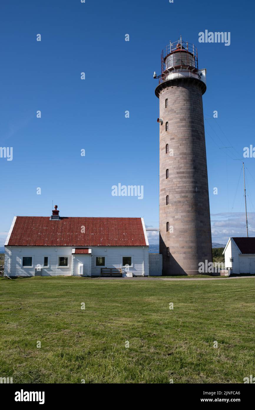 Borhaug, Norvegia - 30 maggio 2022: Il faro di Lista (Lista fyr) è un ...