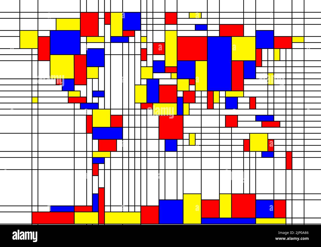 Piet mondrian vector vector immagini e fotografie stock ad alta ...
