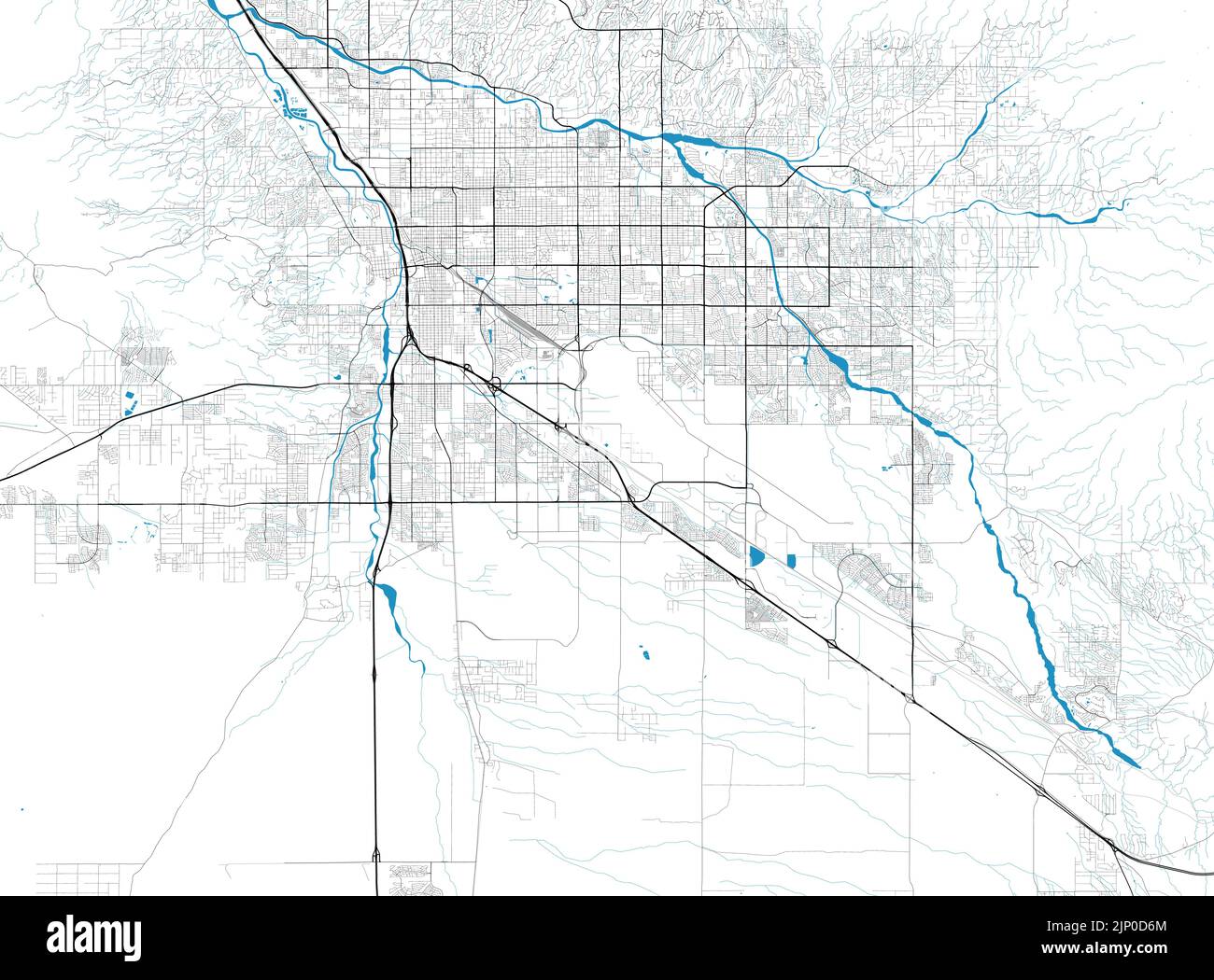 Mappa di tucson Immagini Vettoriali Stock - Alamy