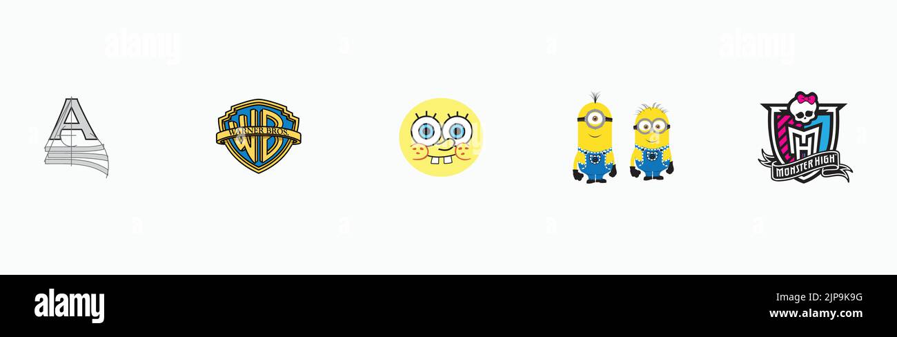 Minions logo Immagini Vettoriali Stock - Alamy