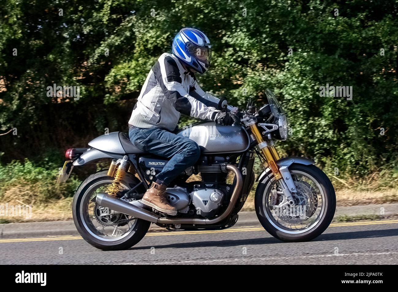 Triumph thruxton r immagini e fotografie stock ad alta risoluzione - Alamy