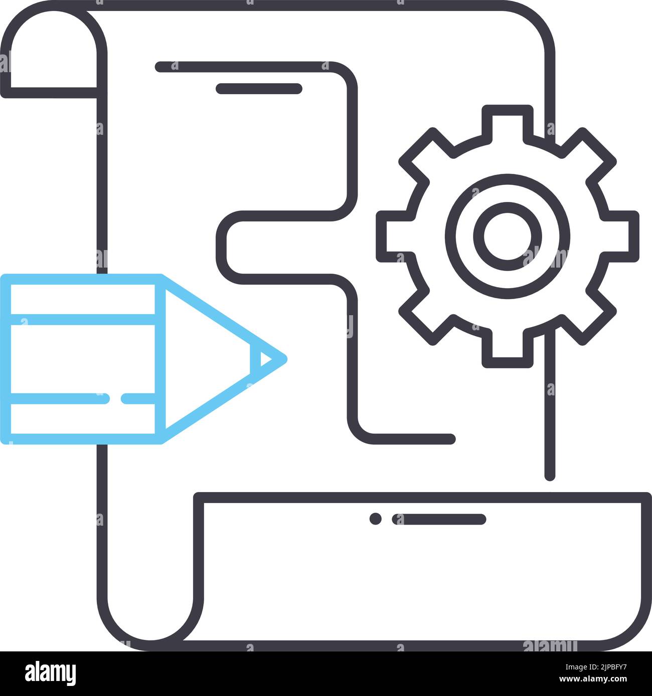 Progettazione del processo Immagini Vettoriali Stock - Alamy