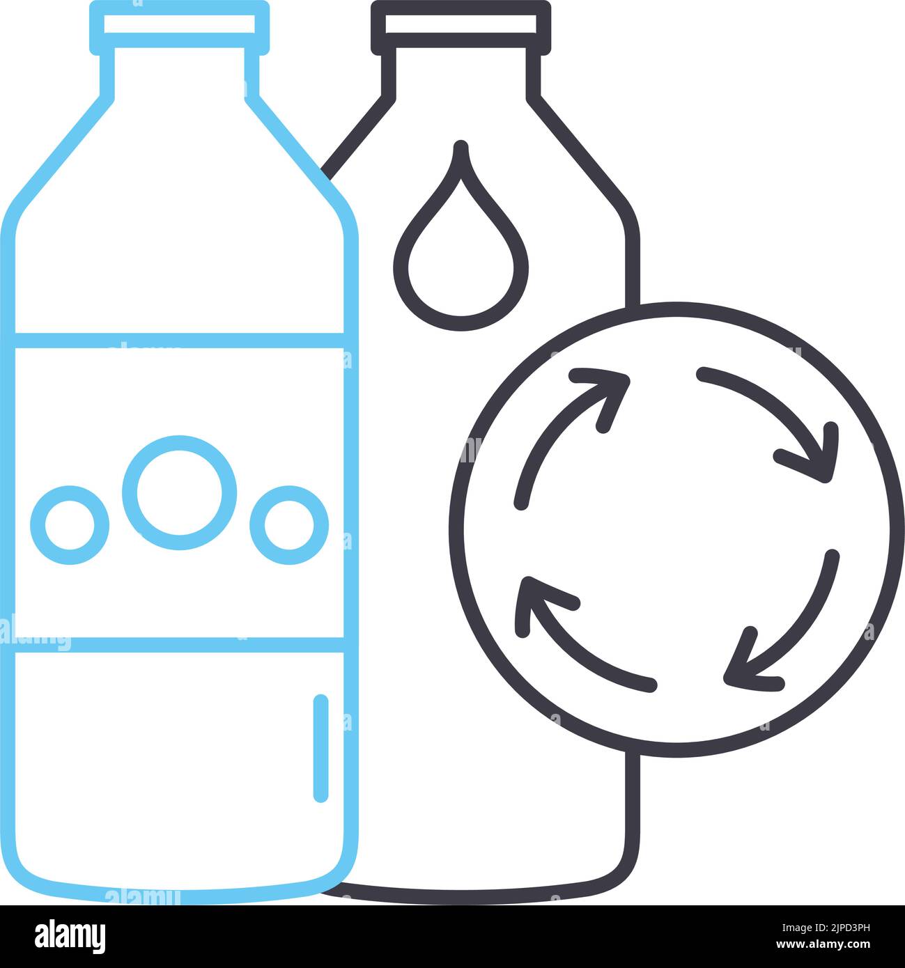 Simbolo del riciclaggio della plastica Immagini Vettoriali Stock - Alamy