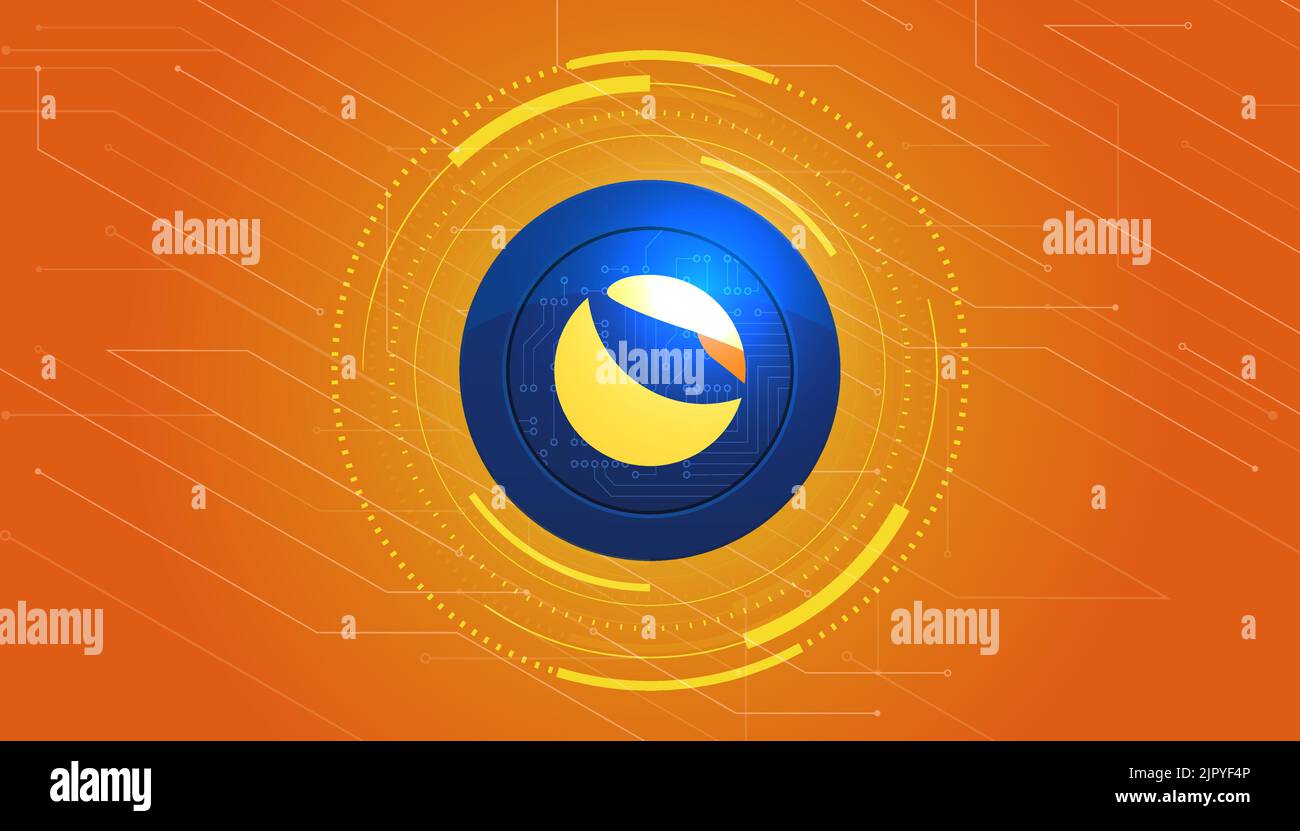 Terra luna logo Immagini Vettoriali Stock - Alamy