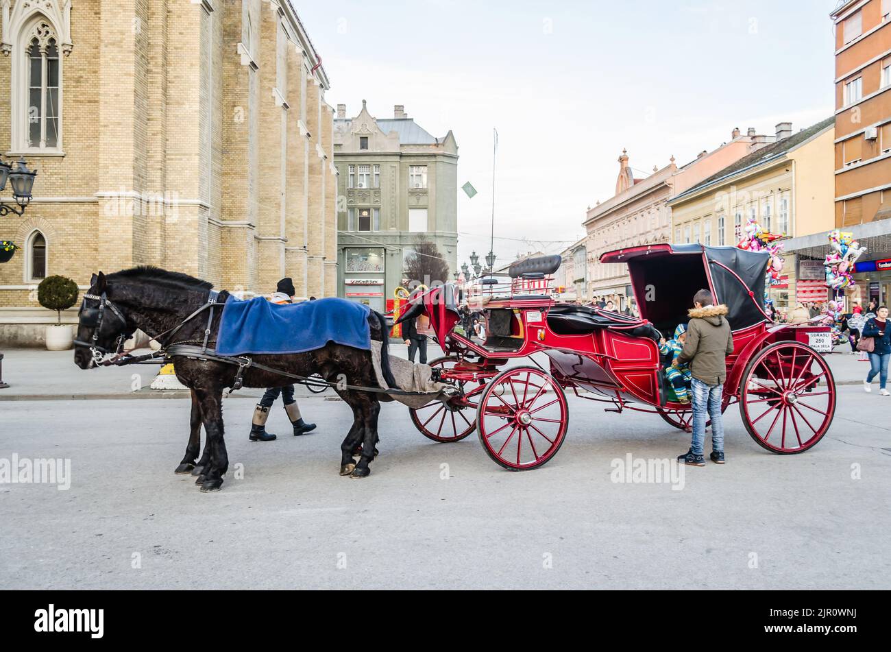 Carrozza e 2 cavalli immagini e fotografie stock ad alta risoluzione ...