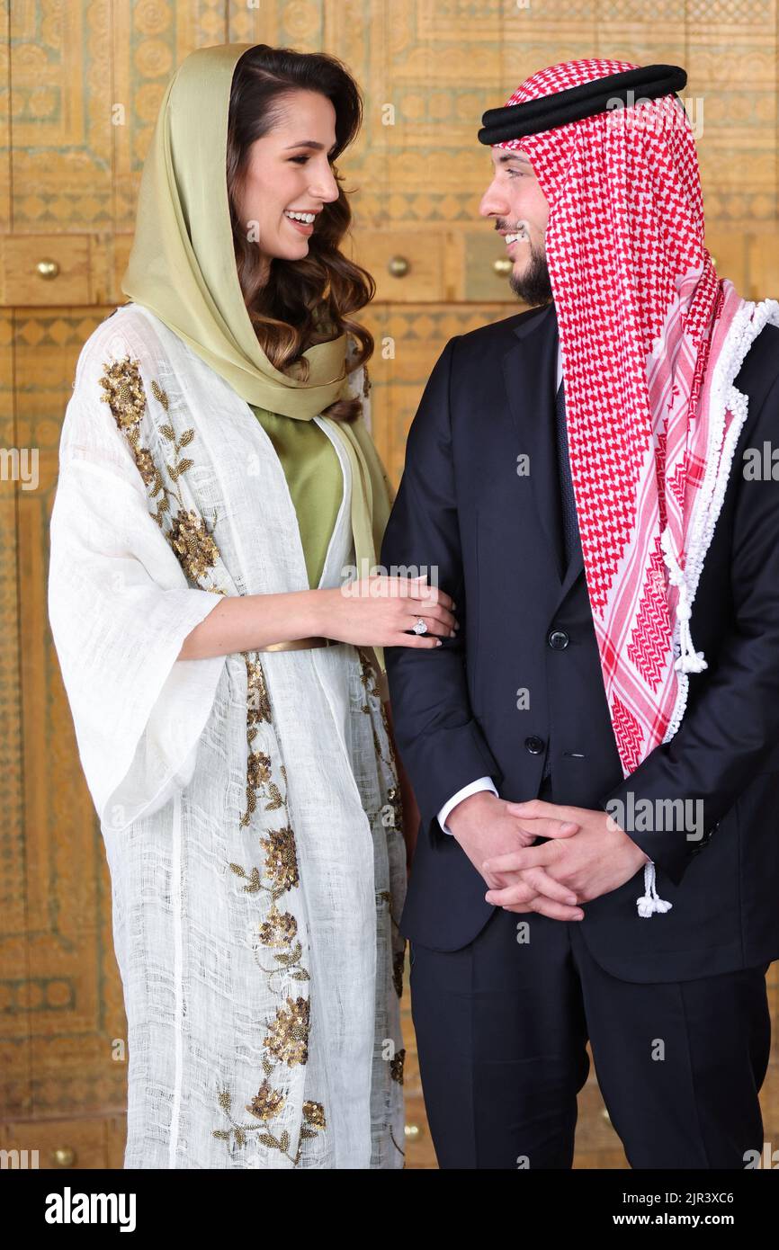 Il principe ereditario di Giordania Hussein (o al Hussein) bin Abdullah ...