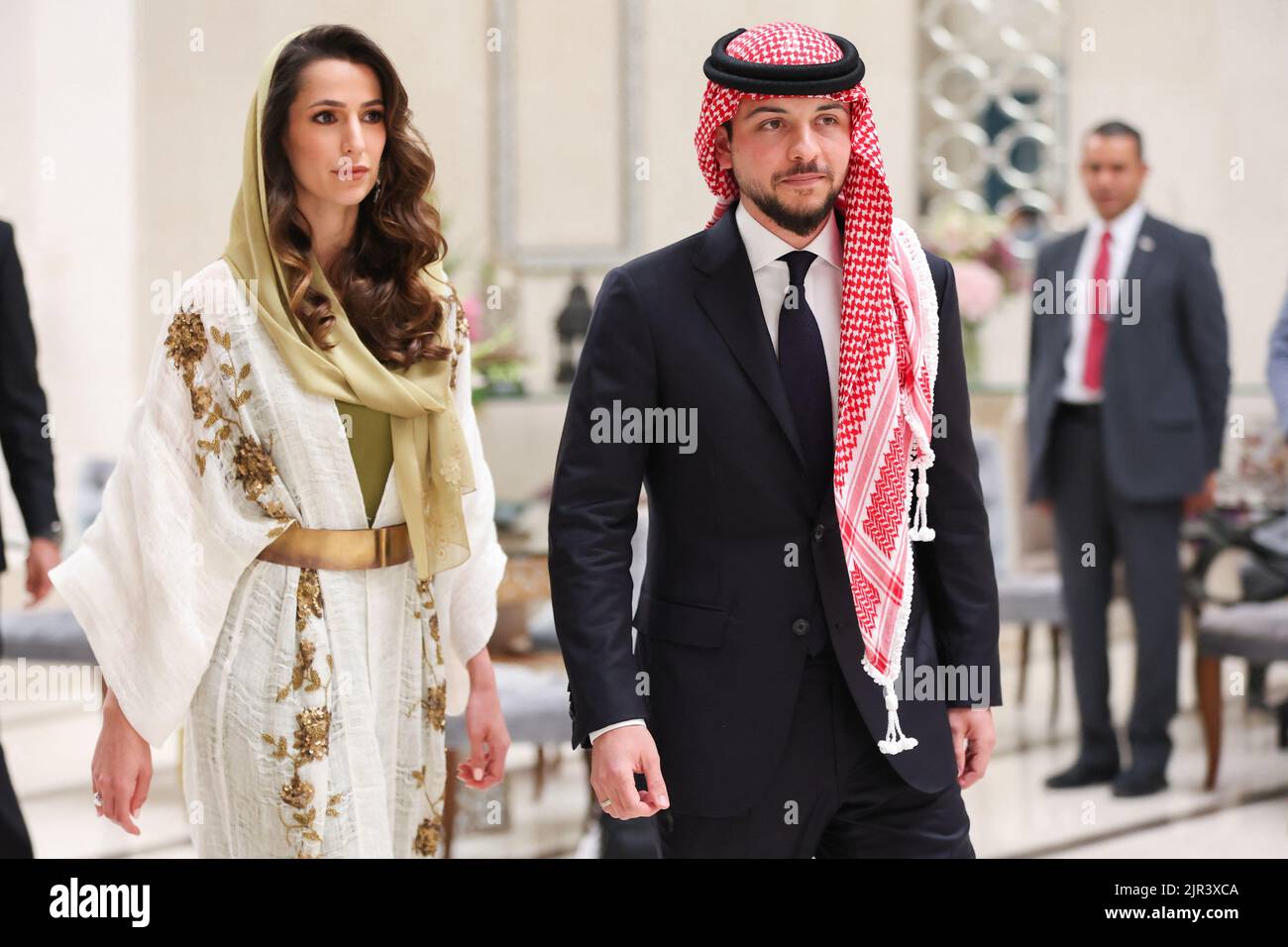 Il principe ereditario di Giordania Hussein (o al Hussein) bin Abdullah ...