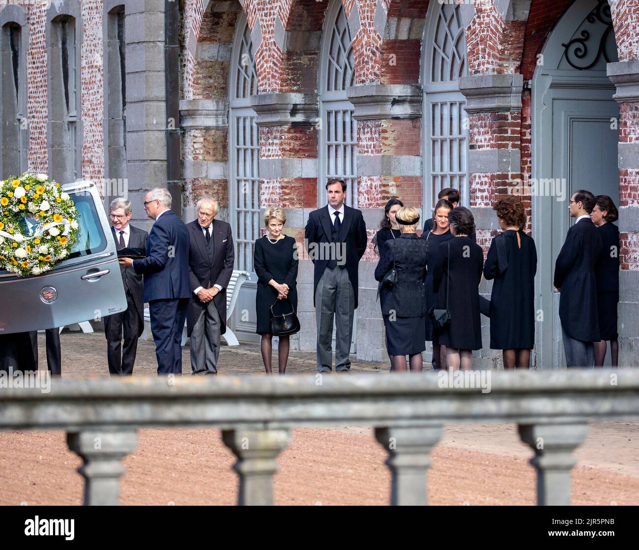 Il principe Filippo e la principessa Laetia Rolin de Linge la ...
