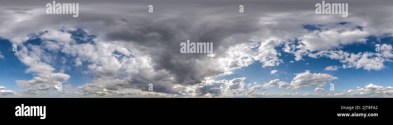 Cielo blu trasparente hdri panorama 360 gradi angolo di visione con ...
