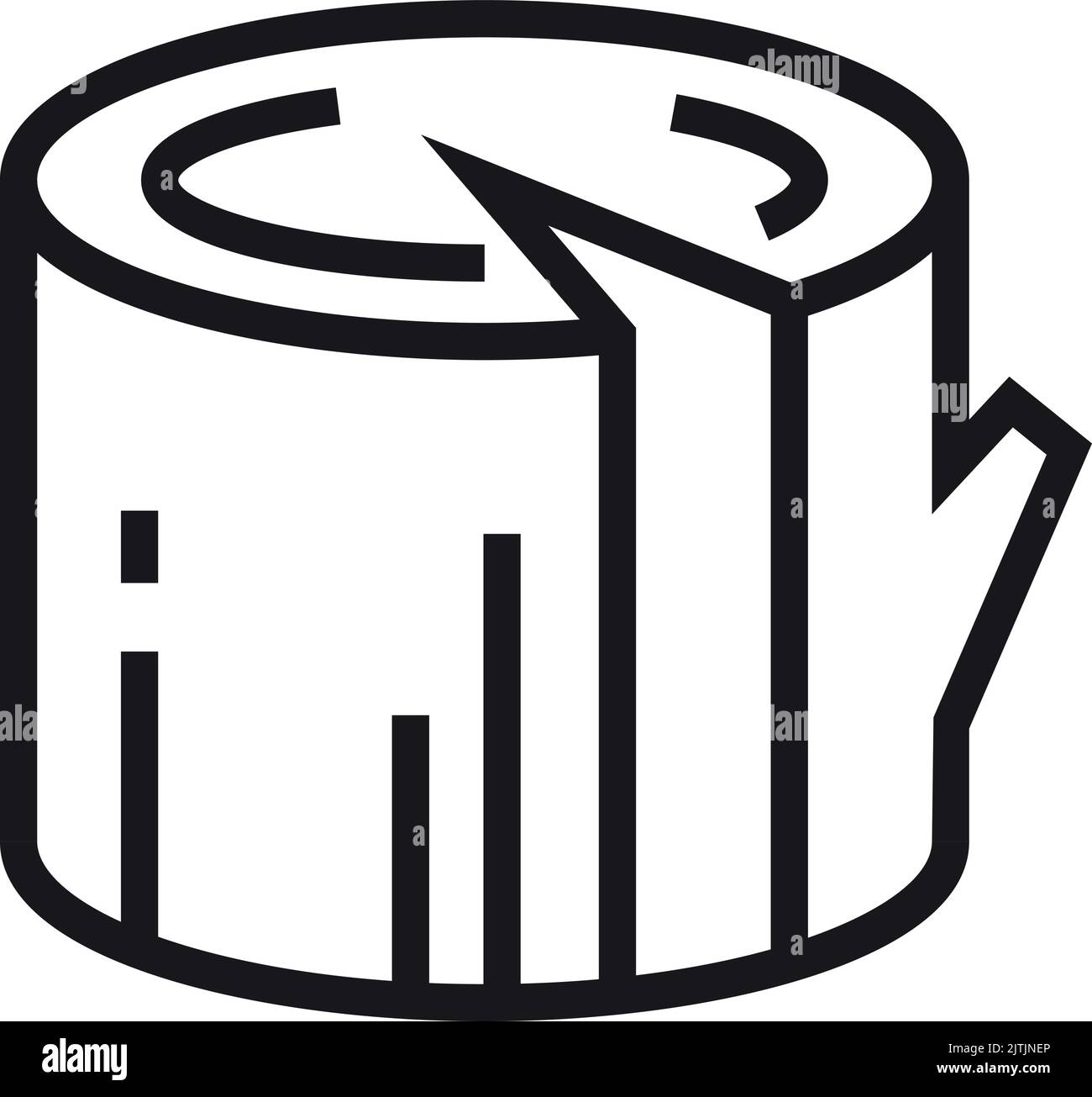 Tronco sottile Immagini Vettoriali Stock - Alamy