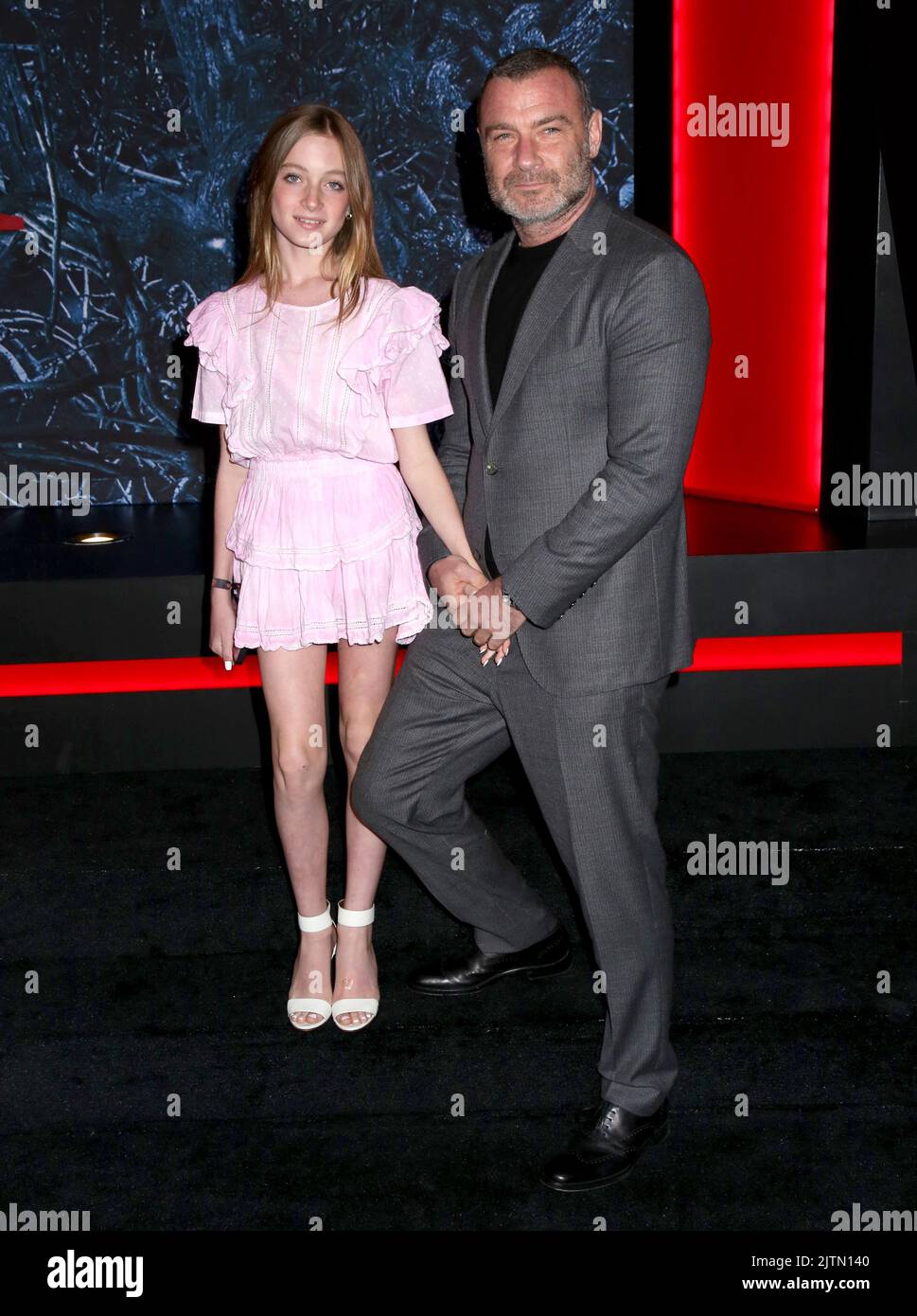 Liev Schreiber e la figlia Kai Schreiber partecipano alla prima ...