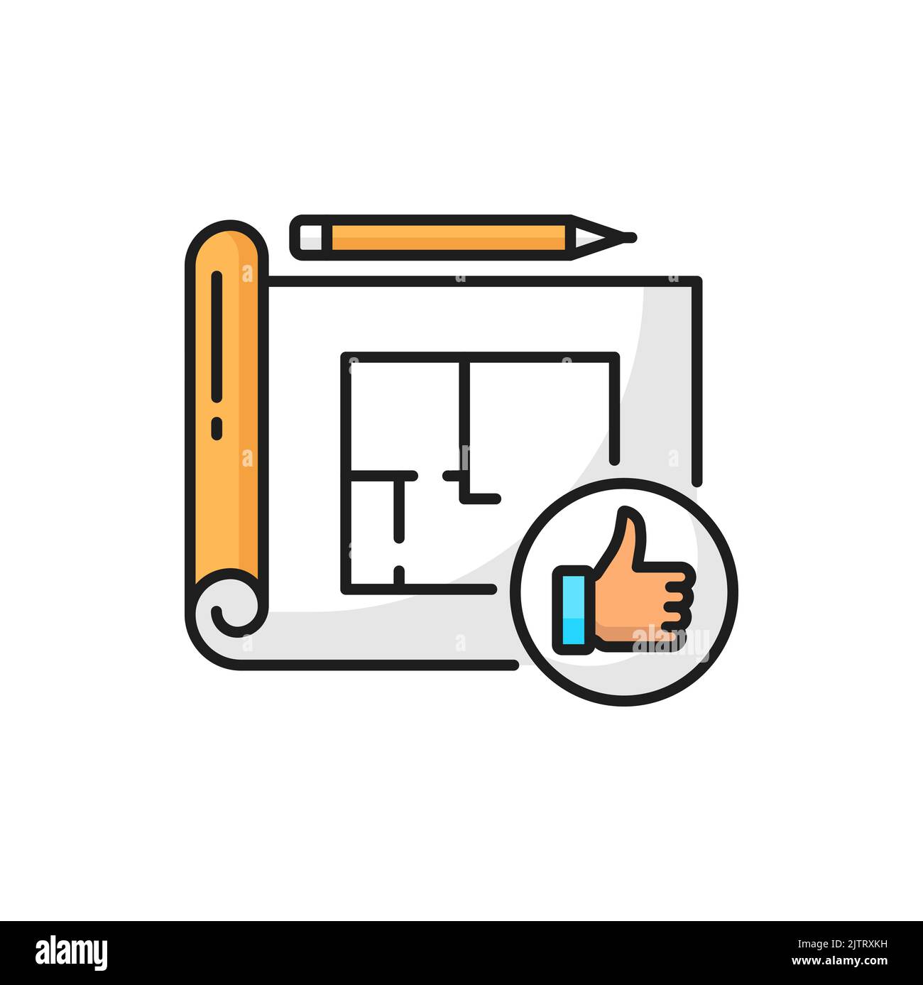 Progetto architetto casa approvato, disegno tecnico e ben fatto segno ...