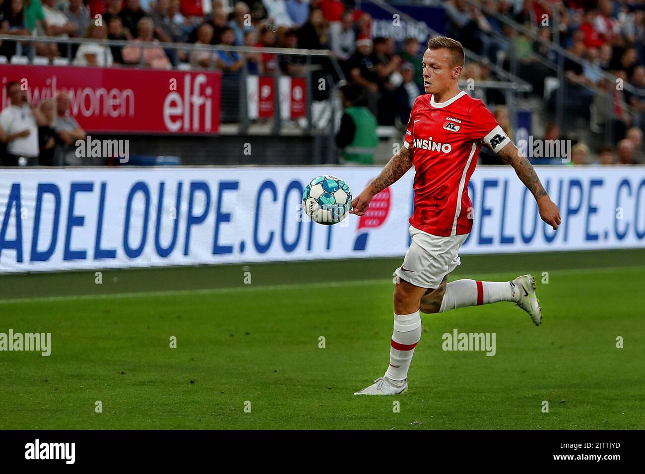 ALKMAAR - 01-09-2022, stadio AFAS. Olandese Eredivie Football stagione ...