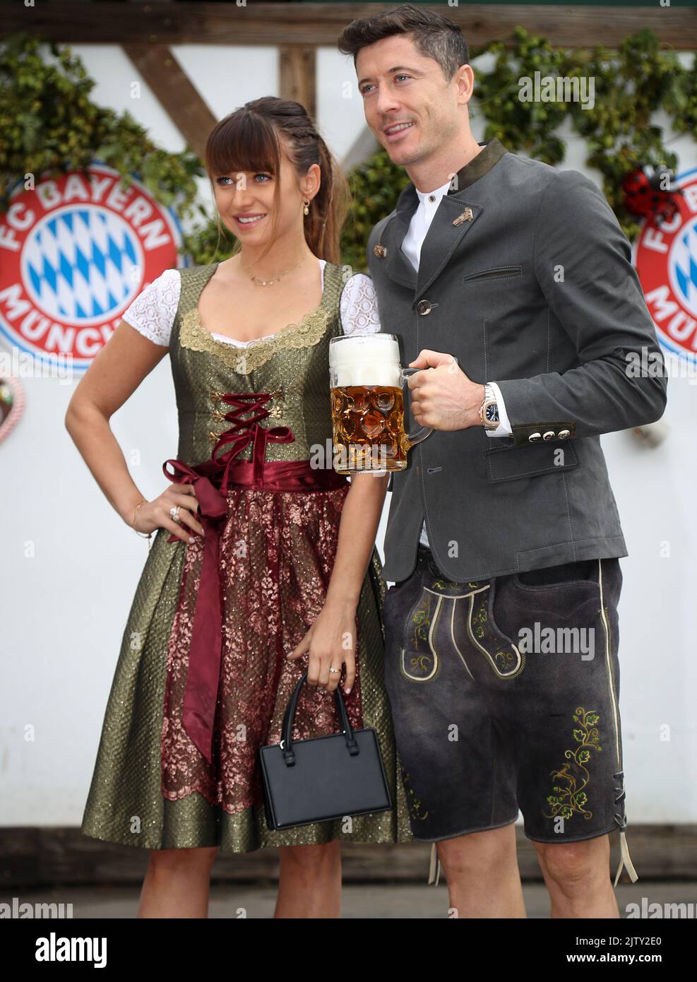 Robert lewandowski and anna lewandowski immagini e fotografie stock ad ...