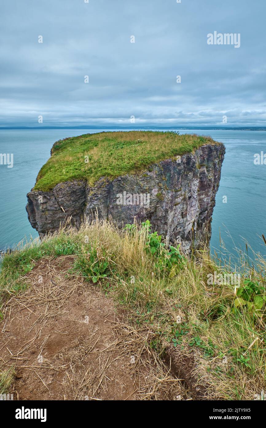 Capo Spalato è un promontorio situato sulla baia di Fundy costa in ...