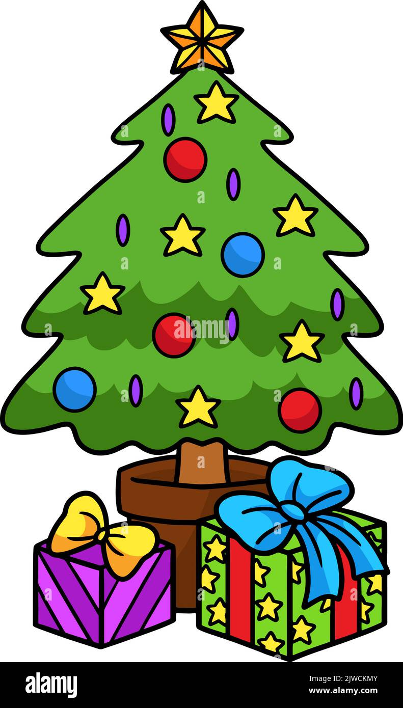 Cartone animato albero di natale immagini e fotografie stock ad alta ...