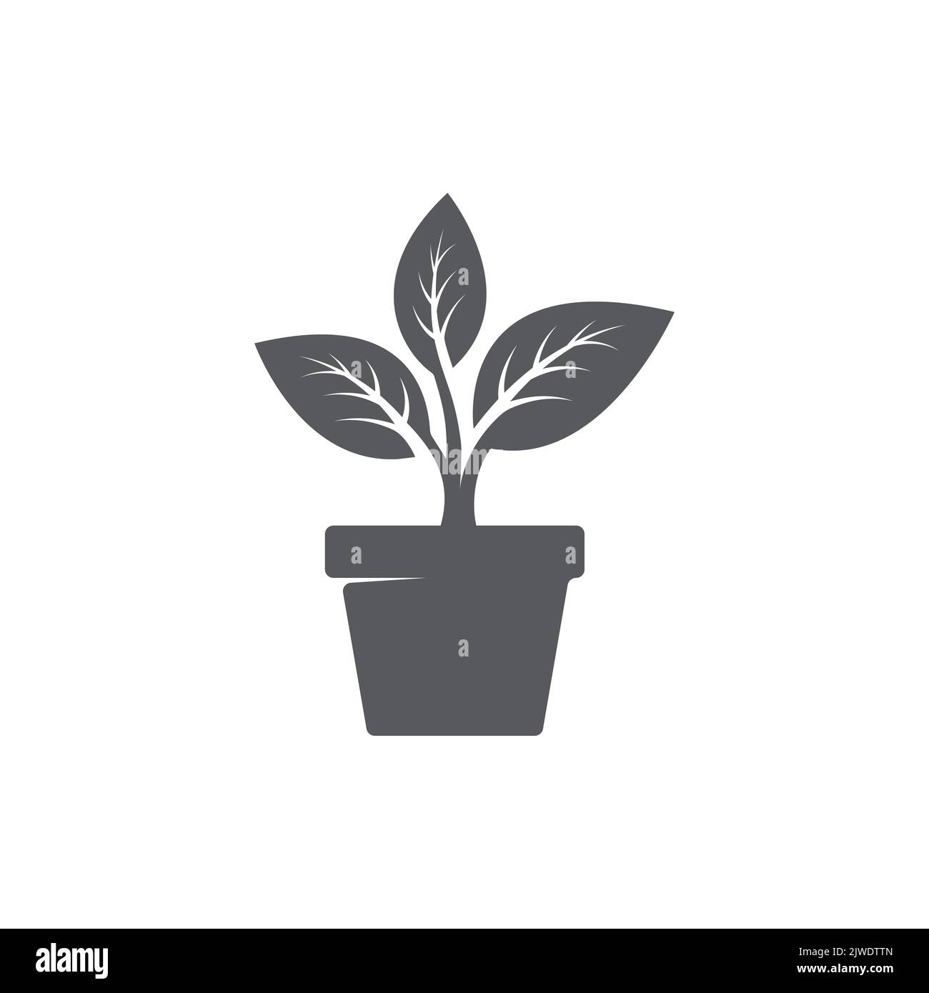 Linea di simbolo del vaso di piante immagini e fotografie stock ad alta ...