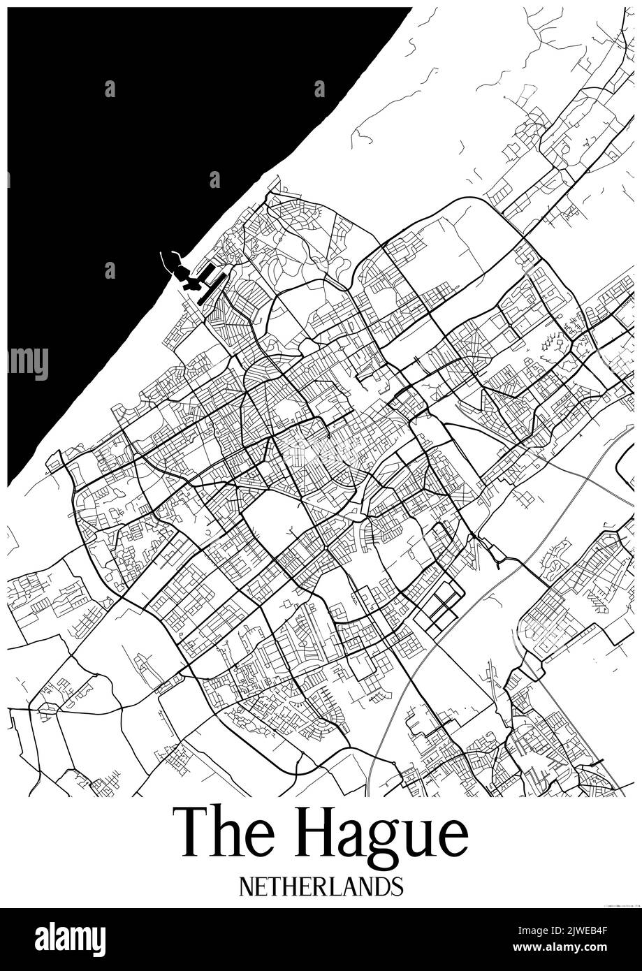 Mappa di l'aia immagini e fotografie stock ad alta risoluzione - Alamy