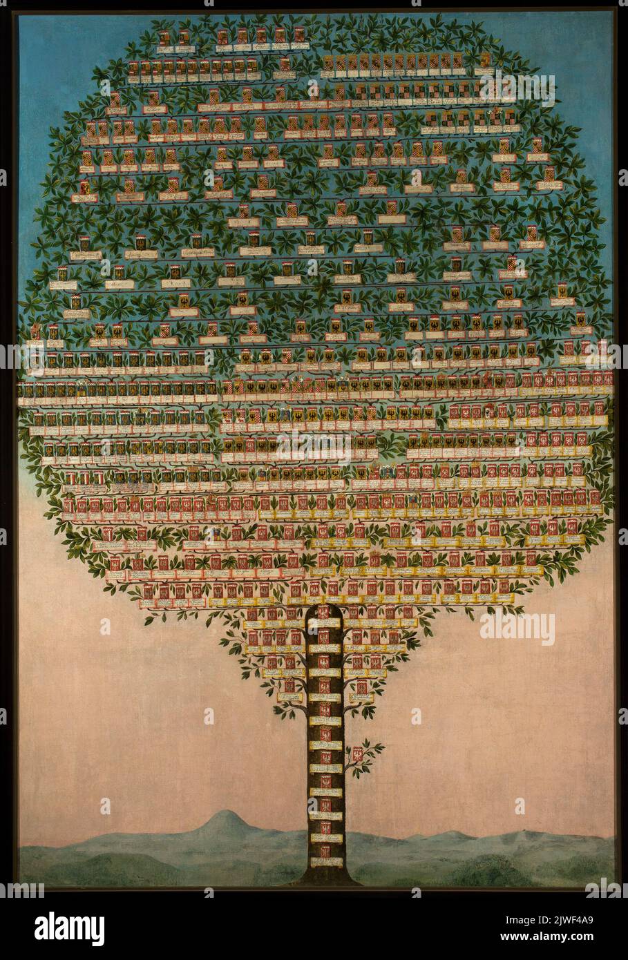 Albero genealogico dei Piasti silesiani. Nieznany malarz polski ...