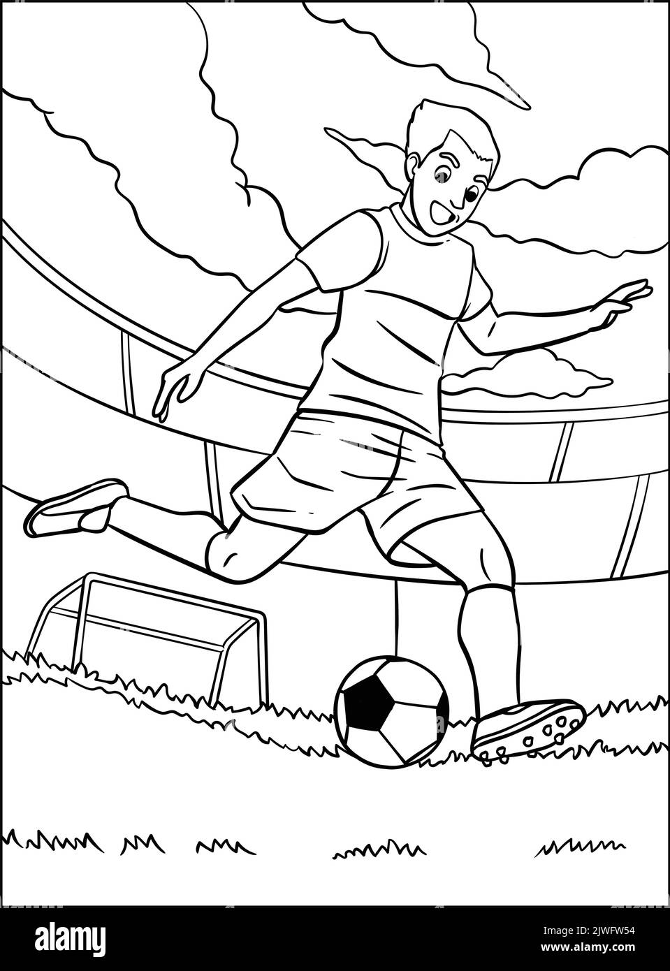 Disegni Di Calcio Per Bambini