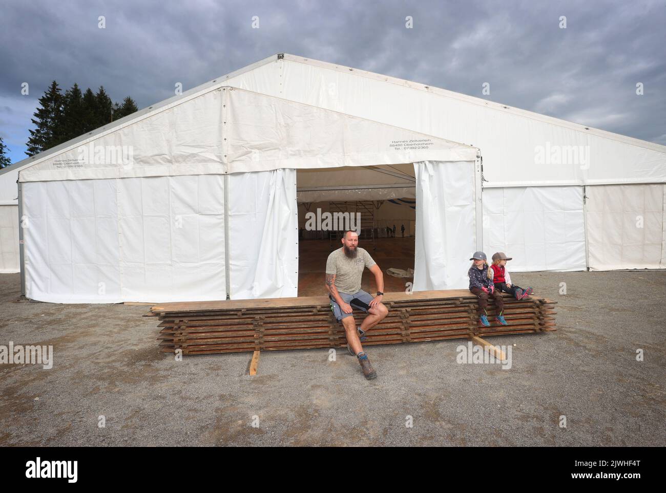 03 settembre 2022, Baviera, Maierhöfen: Thomas Holzer, capo dell ...