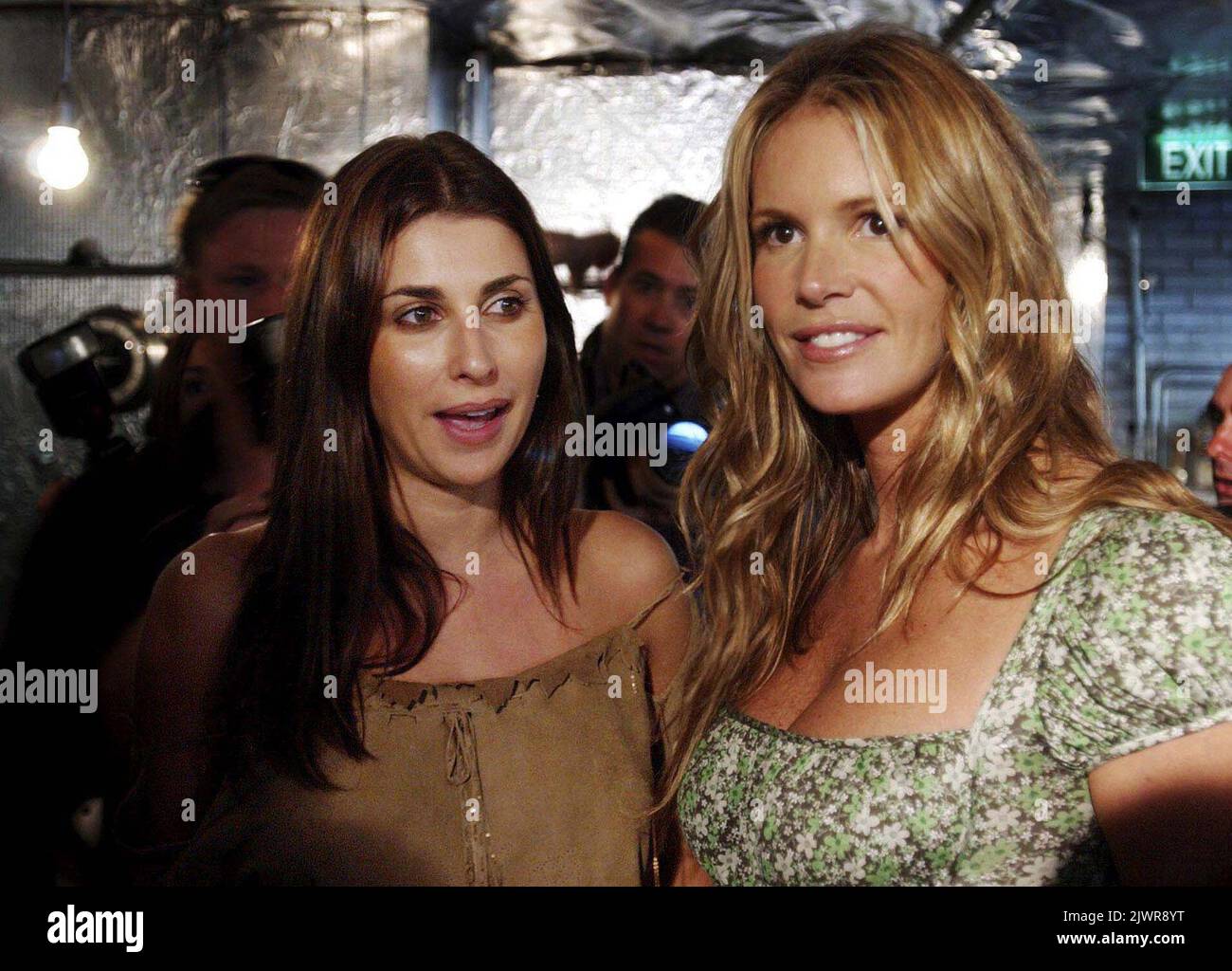 PA PHOTOS/AAP - UK USE ONLY : Jodhi Packer ed Elle MacPherson in una ...