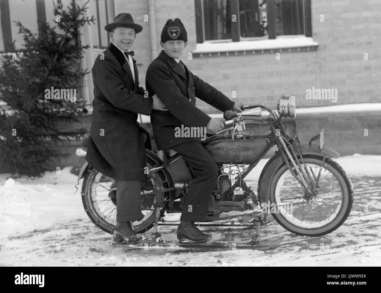 Harley davidson owner harley davidson Foto e Immagini Stock in Bianco e ...