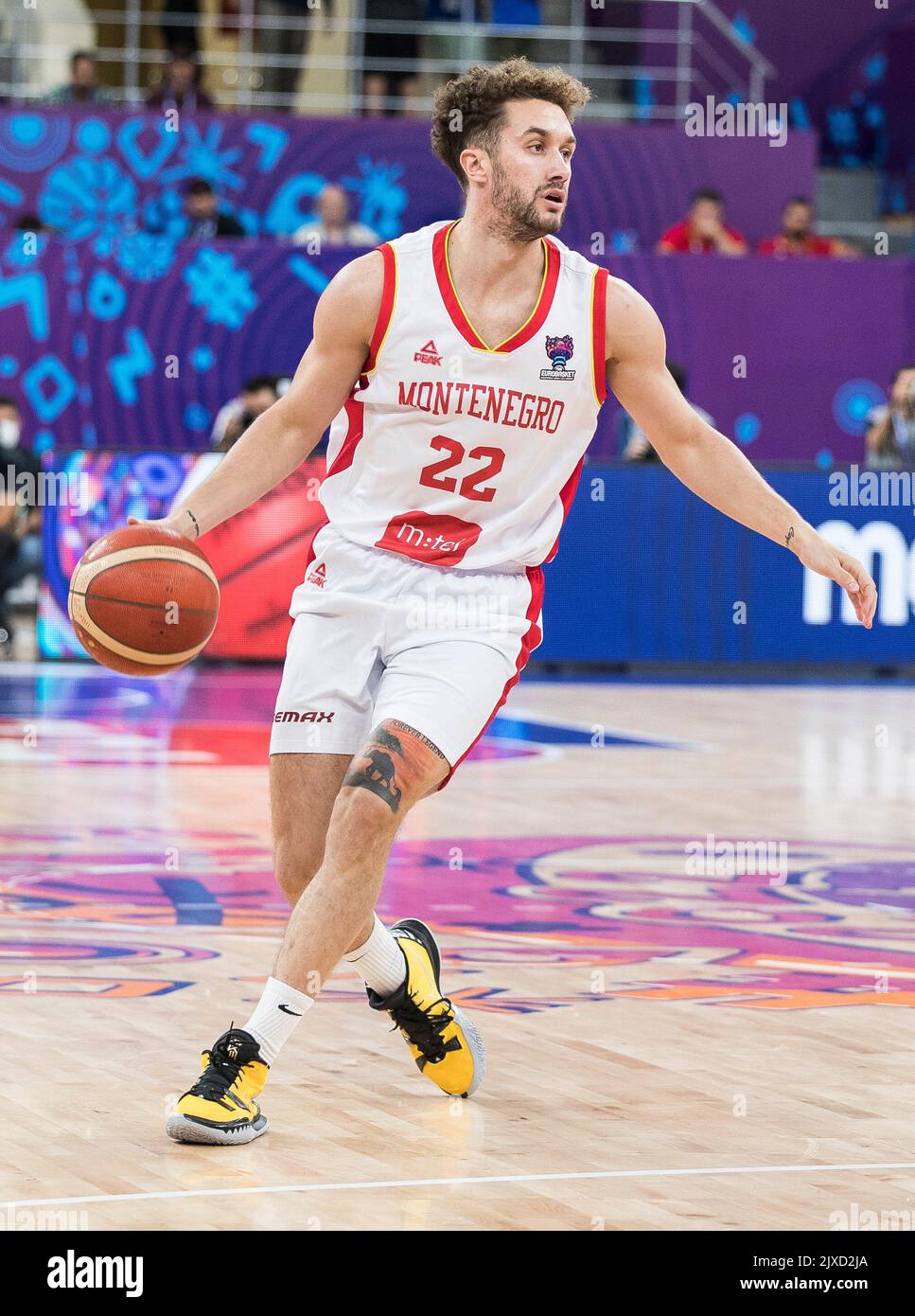 Tbilisi, Georgia, 6th settembre 2022. Igor Drobnjak del Montenegro in ...