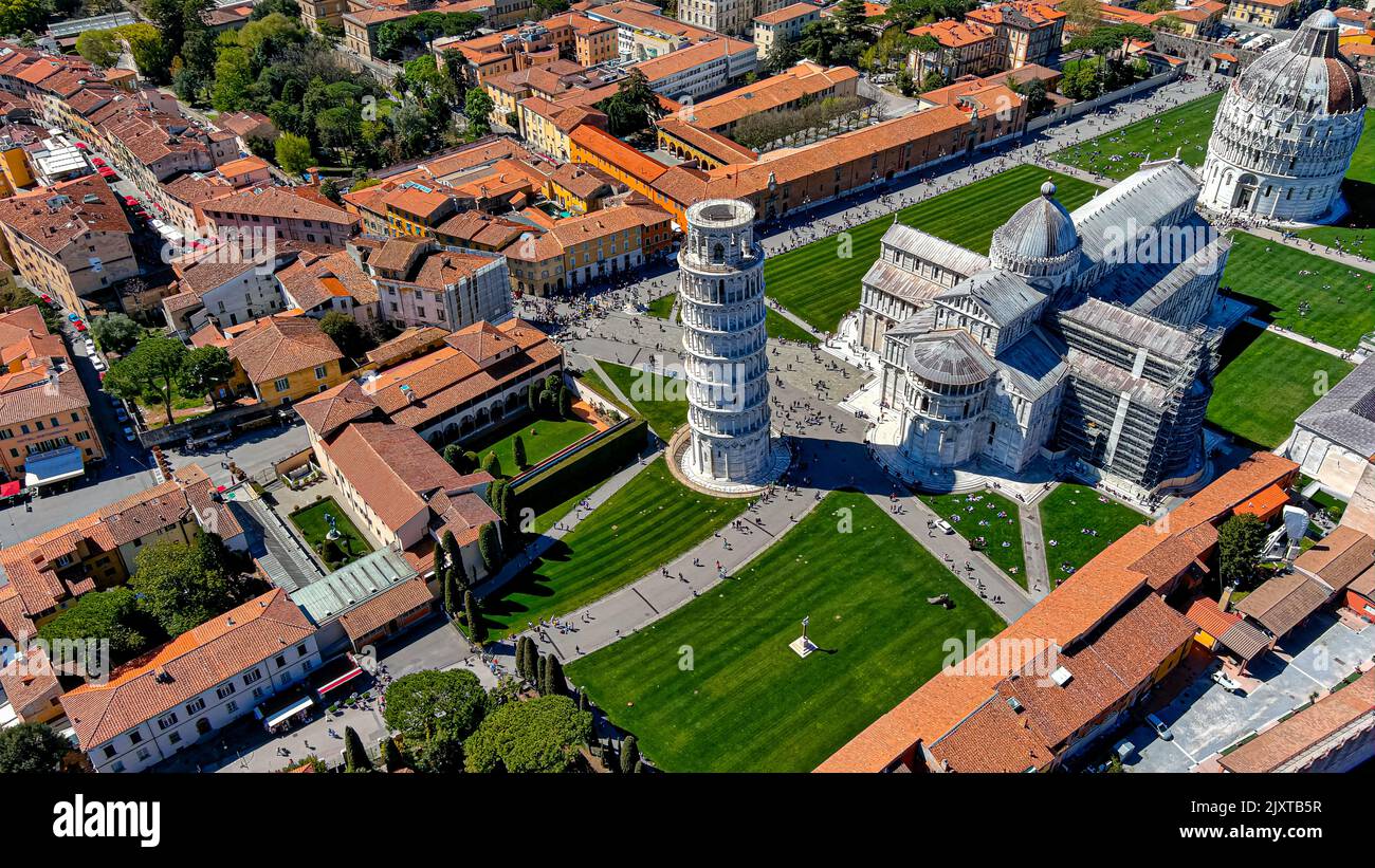 Pisa cathedral aerial immagini e fotografie stock ad alta risoluzione ...