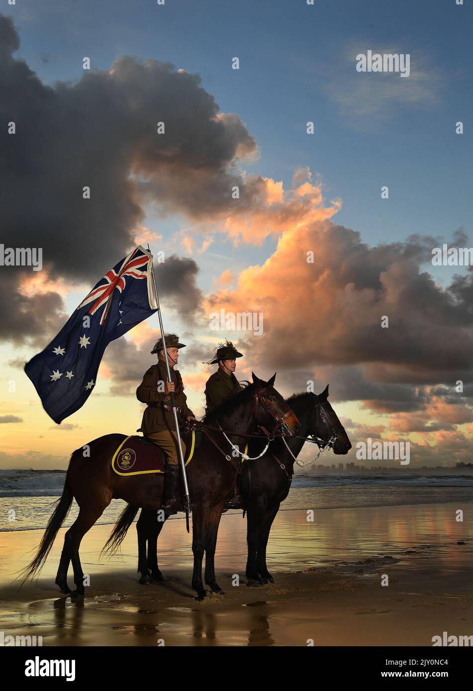 In memoria dell'Australian Army Veterinary Corp (AAVC), Chris Kennedy e ...