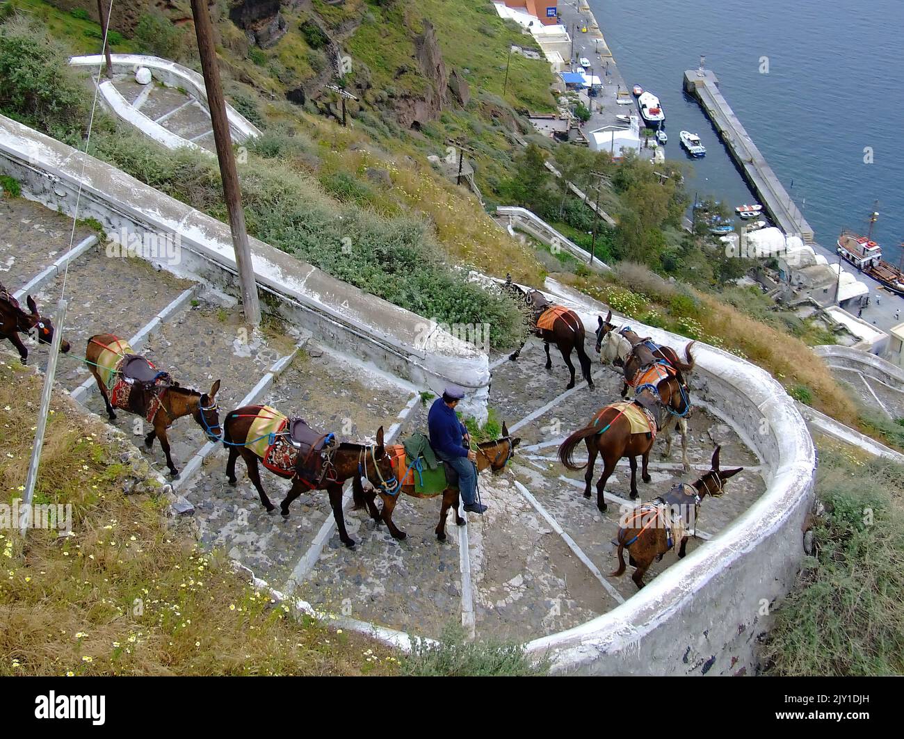 Santorini l'isola greca, delle Cicladi, con i suoi paesaggi e le sue ...