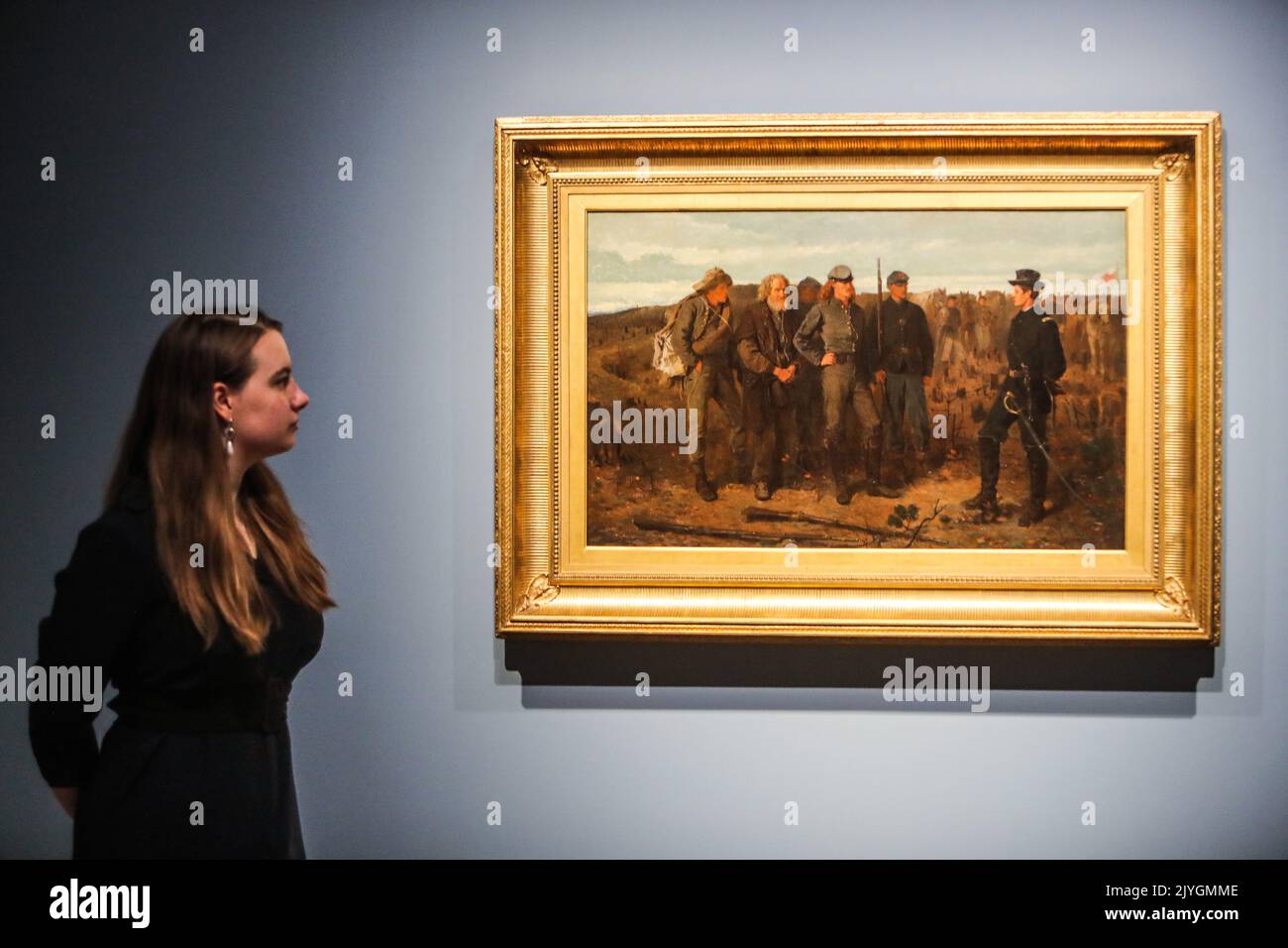 Londra UK 08 set 2022 Winslow Homer , prigionieri dal fronte, 1866 ...