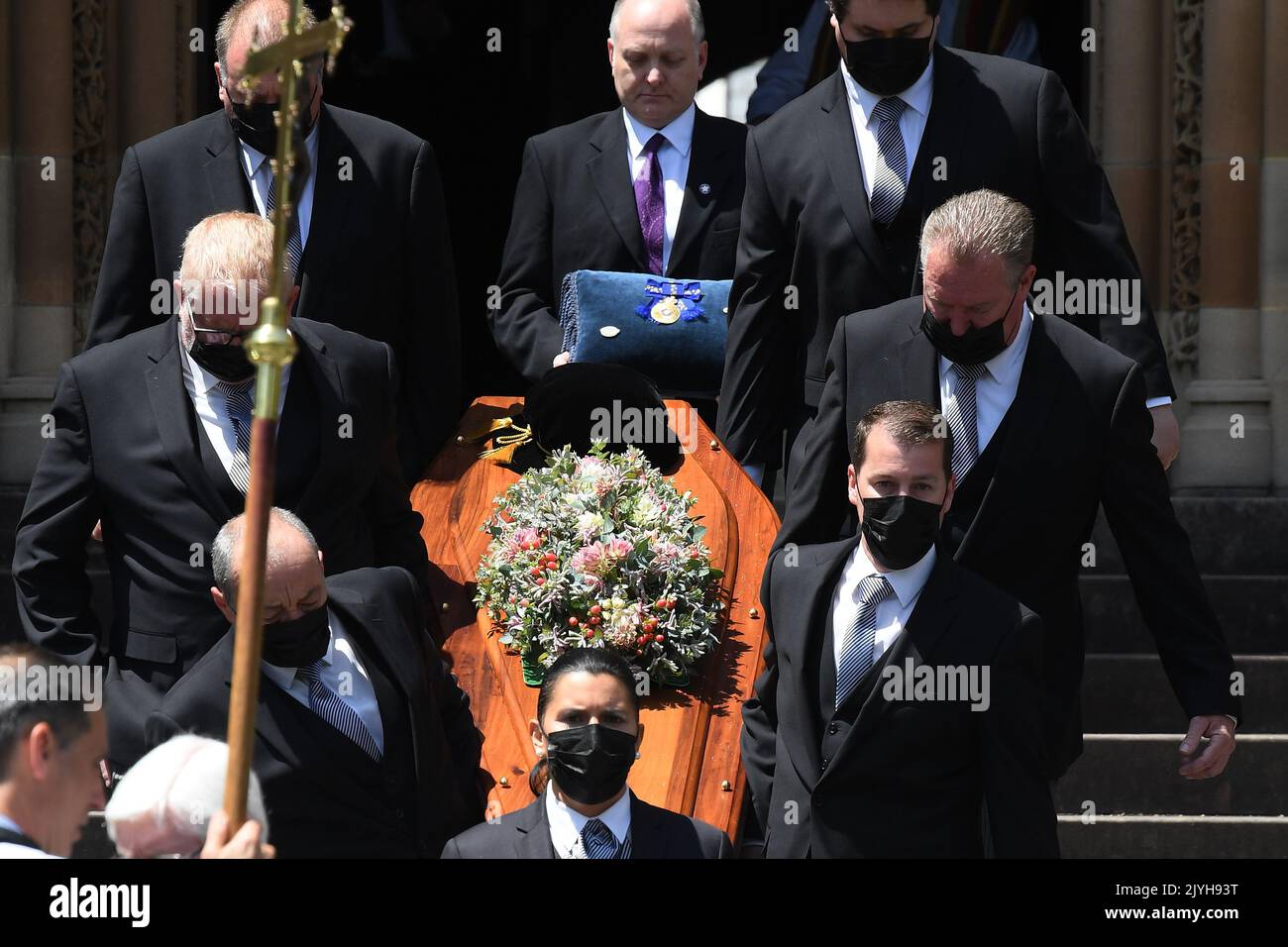 La scrigno dell’ex senatore del lavoro Susan Ryan viene trasportata ...