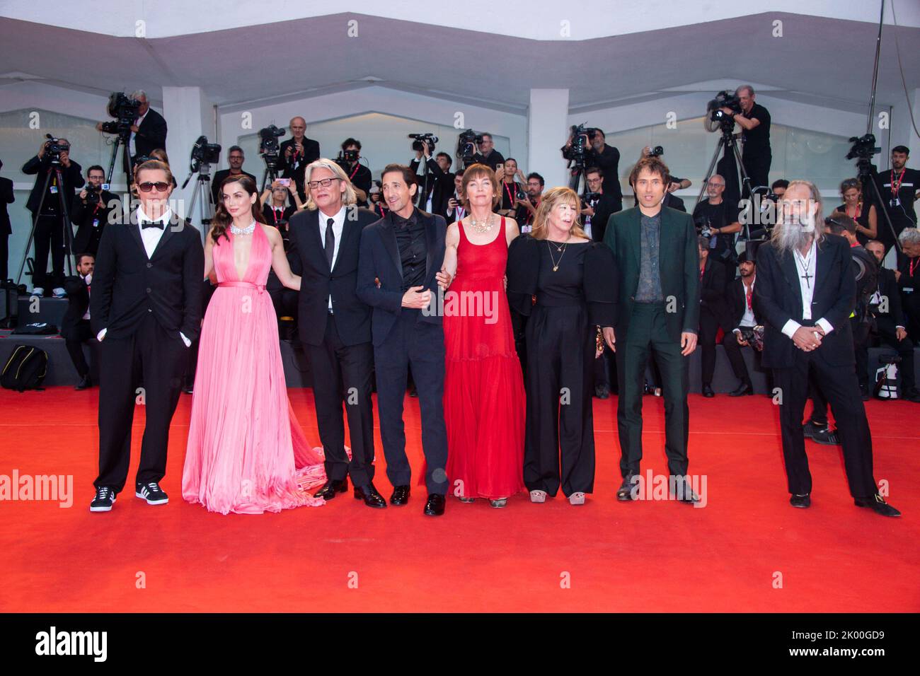 Venezia, Italia, 08/09/2022, Brad Pitt , Ana De Armas , Andrea Dominik , Adrien Brody , Julianne ...